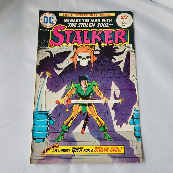 DC Comics | Art | Dc Comics Stalker Issue Comic July 1975 Fn Man With ...